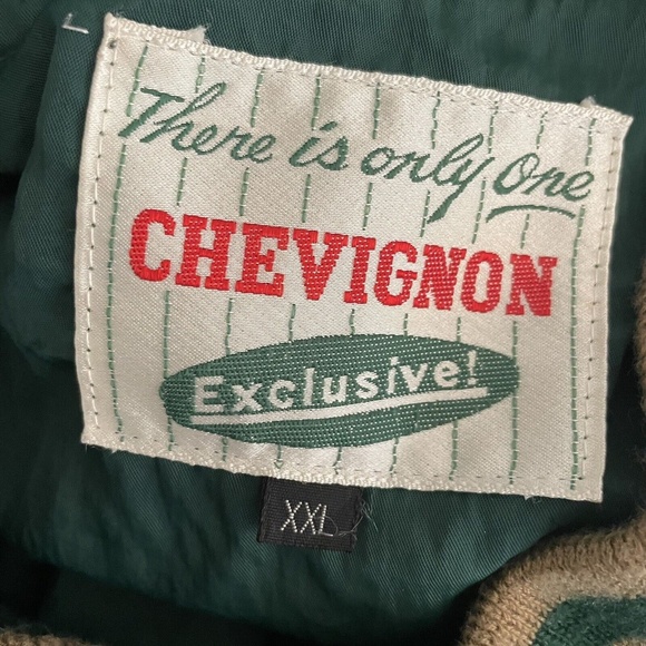 Chevignon | Jackets & Coats | Vintage Chevignon Sportsmen Green Beige ...